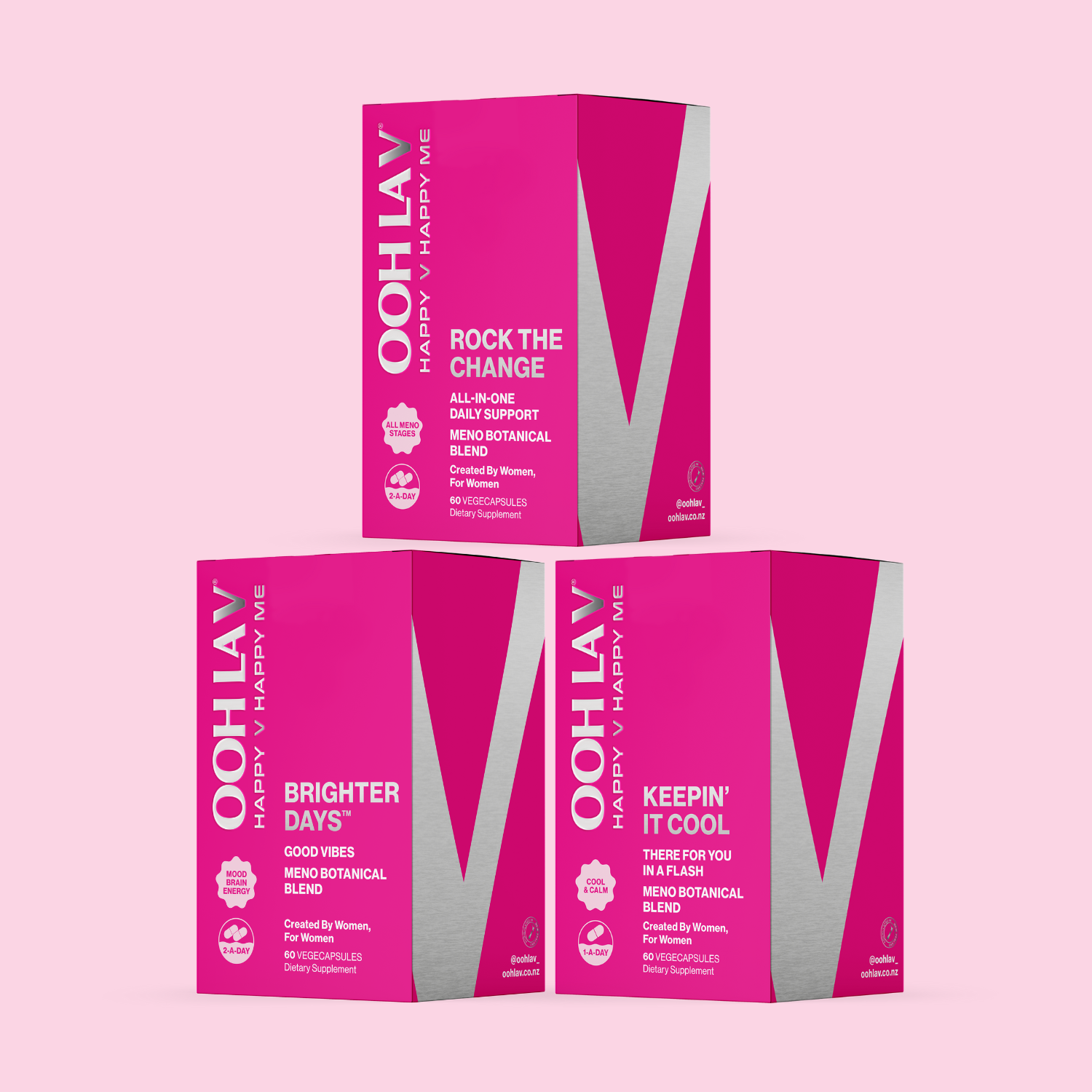 Ooh La V® The Daily Rock Bundle | Natural Menopause Supplement Bundle NZ